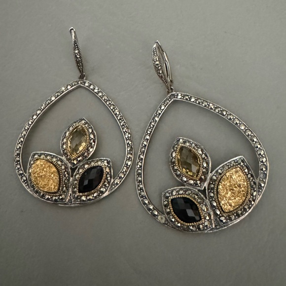 Judith Jack | Jewelry | Judith Jack Sterling Silver Multistone Drop ...